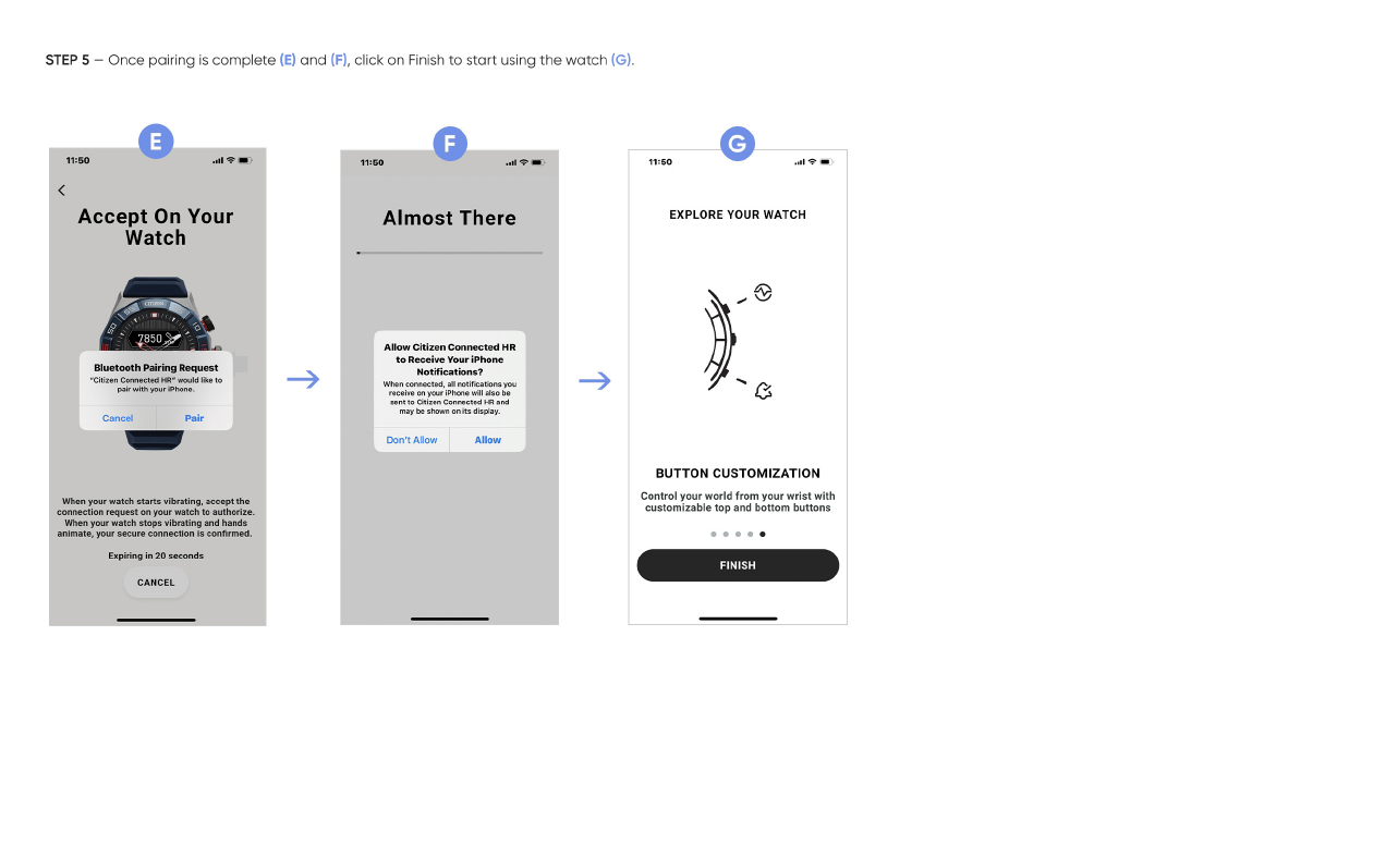 How do I set up my CZ Smart Gen 2 Hybrid watch? – Citizen Watch UK Help ...